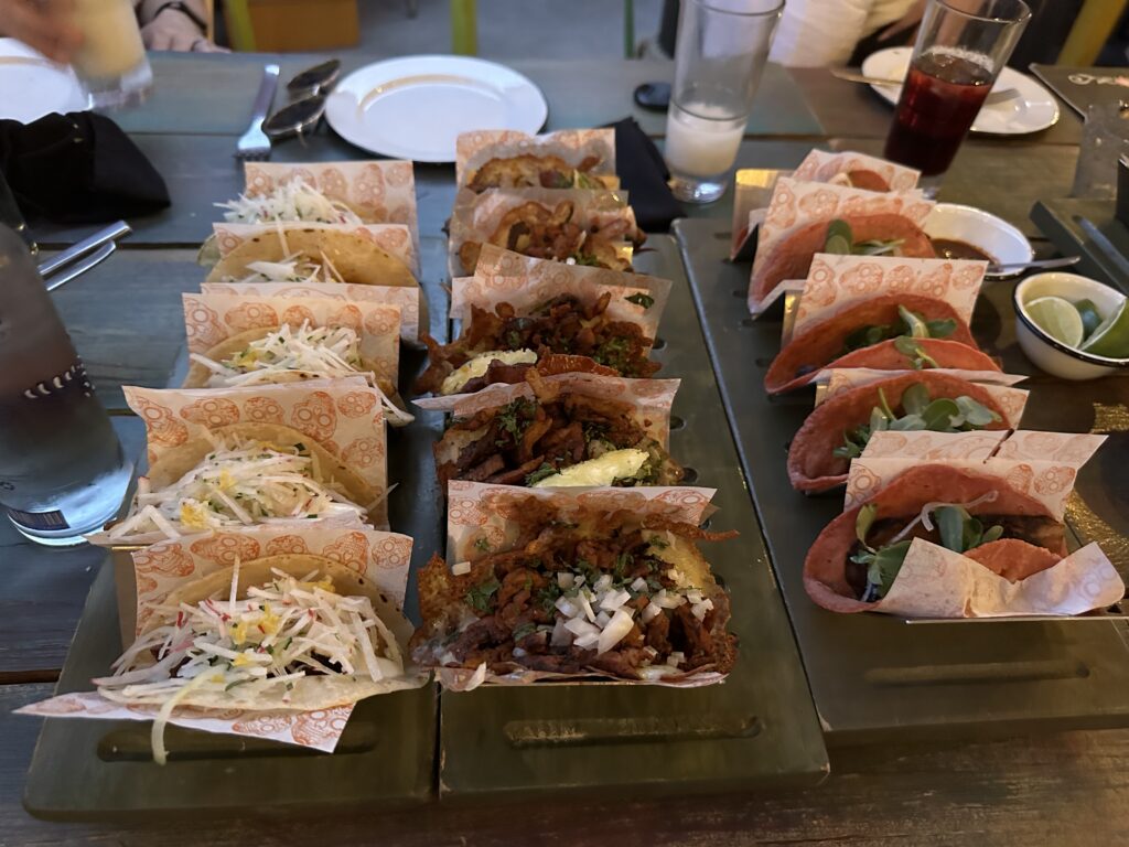 Incredible Dinner at Lupita Taco & Mezcal - with Cheese Crusted Tacos ...